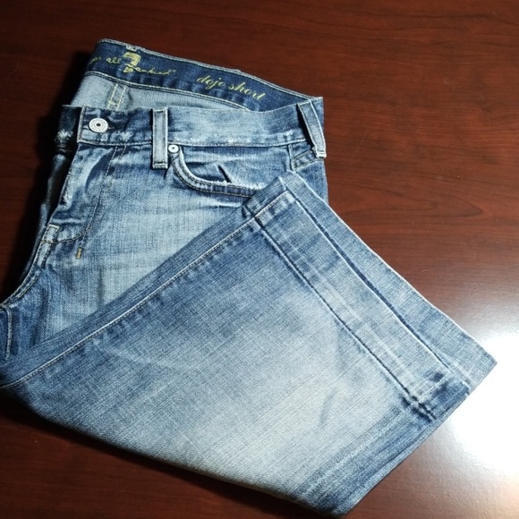 7 For All Mankind | Shorts | 7 Fam Dojo Short Bermuda Distressed | Poshmark